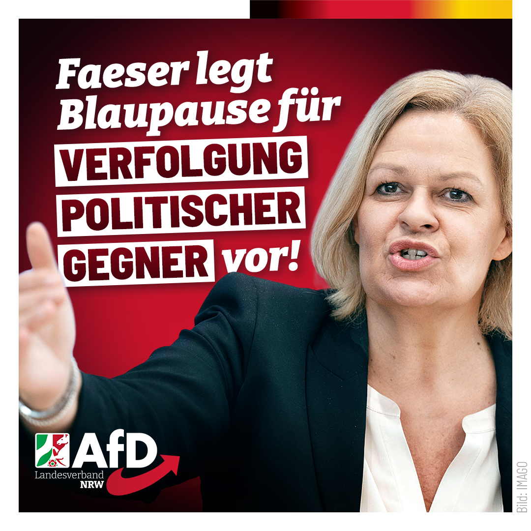 Absolut Gruselig Faesers Strategiepapier Ist Ein Anschlag Auf Das Absolut Gruselig Faesers Strategiepapier Ist Ein Anschlag Auf Das
