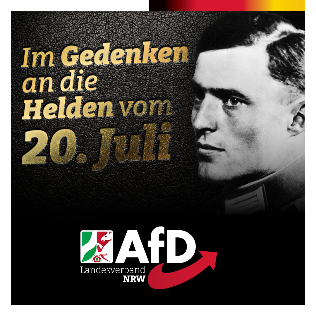 Erinnerung An Den 20 Juli Heldenmut In Dunkler Zeit AfD NRW Erinnerung An Den 20 Juli Heldenmut In Dunkler Zeit AfD NRW